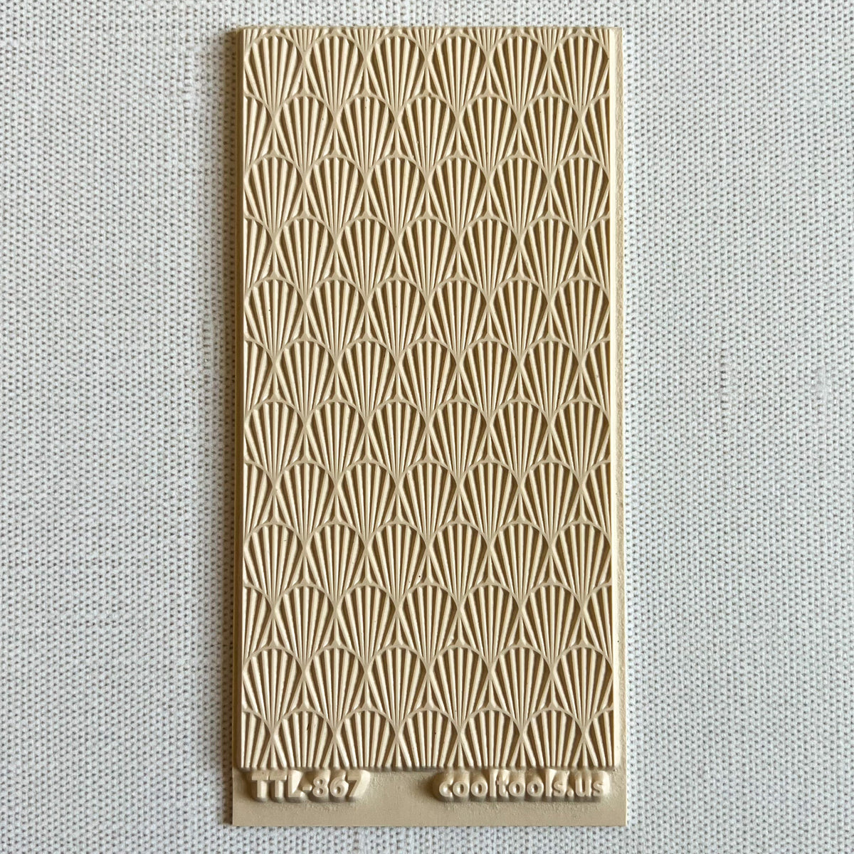 Deco Shells Texture Tile – Rays of Clay Co