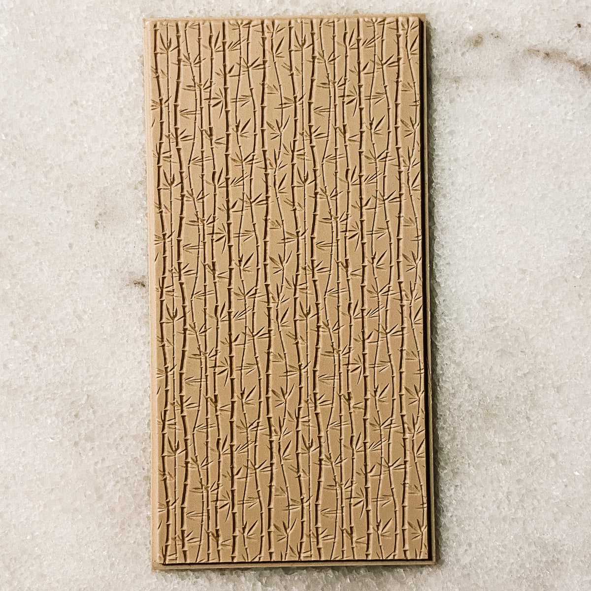Bamboo Embossed Texture Tile – Rays of Clay Co
